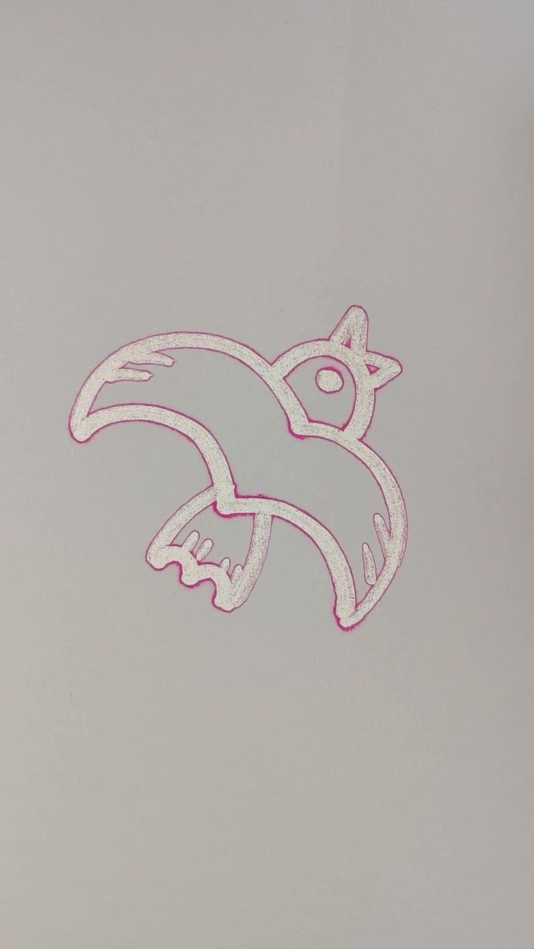 用3个3画燕子简笔画画画