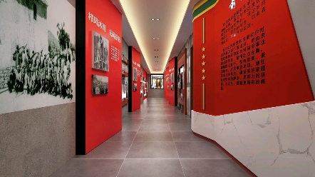 银川政企党建展厅设计|宁夏镹臻工装设计#银川装修公司#银川展厅设计