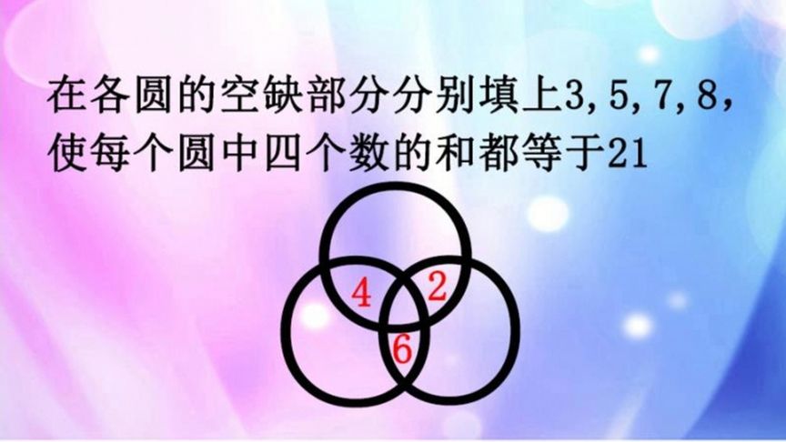 3,5,7,8分别填在哪一部分?看懂图是第一步,中间数字是关键