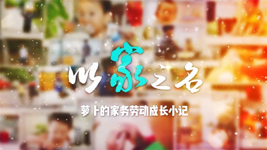 以家之名-小学生家庭劳动养成记