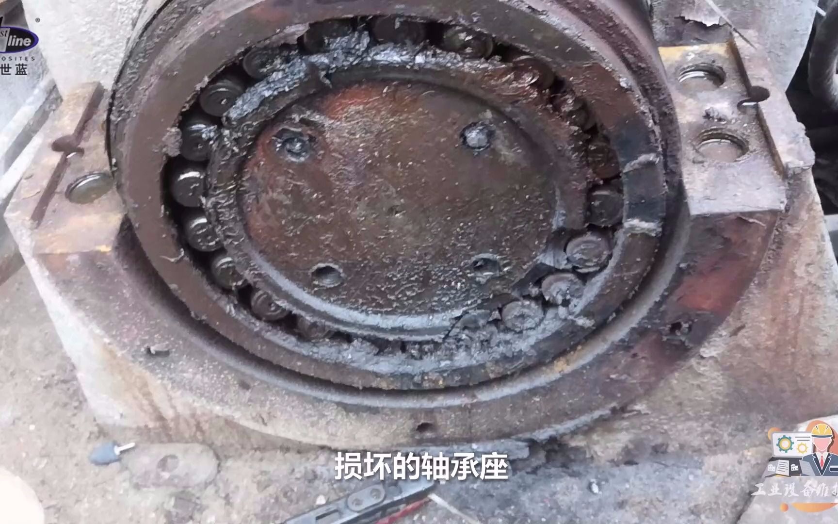 水泥立磨摇臂轴全部磨损愁坏了企业,工程师想了个办法居然快速修复