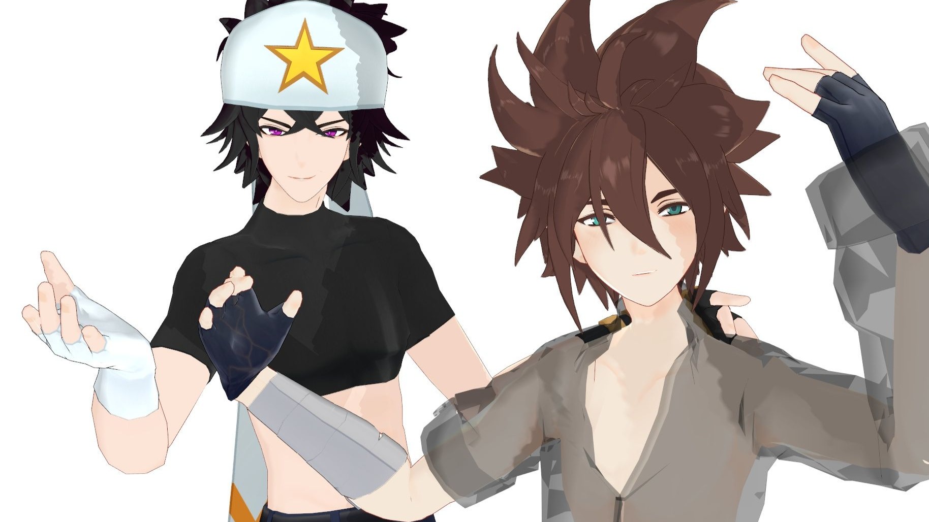 [凹凸世界mmd/成男版](模型配布)雷狮x安迷修 mirro/客单展示