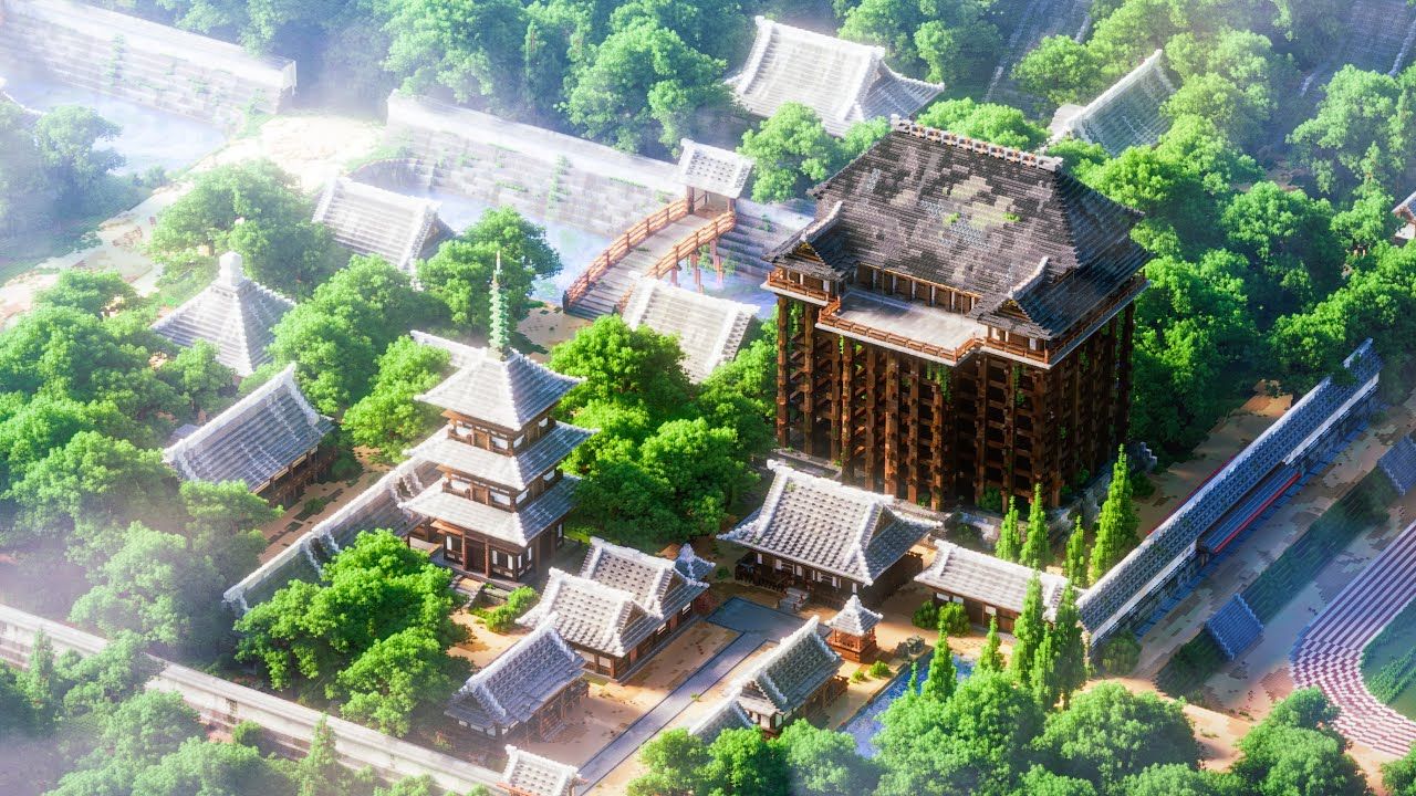 【建筑欣赏】在MC还原 ‘咒术回战’ 的东京咒术高专