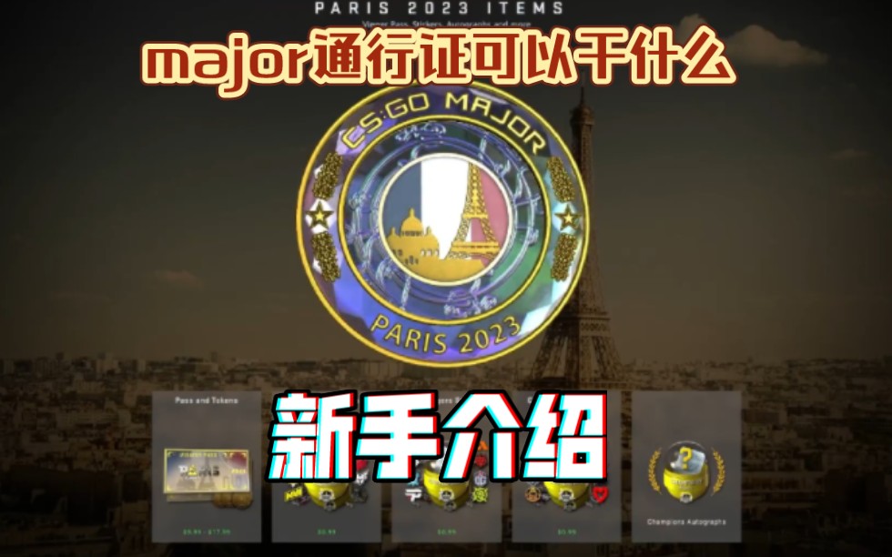 CSGO新手玩家不知道major通行证可以干嘛?一个视频告诉你