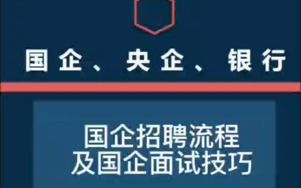 国企竞聘流程及竞聘面试技巧