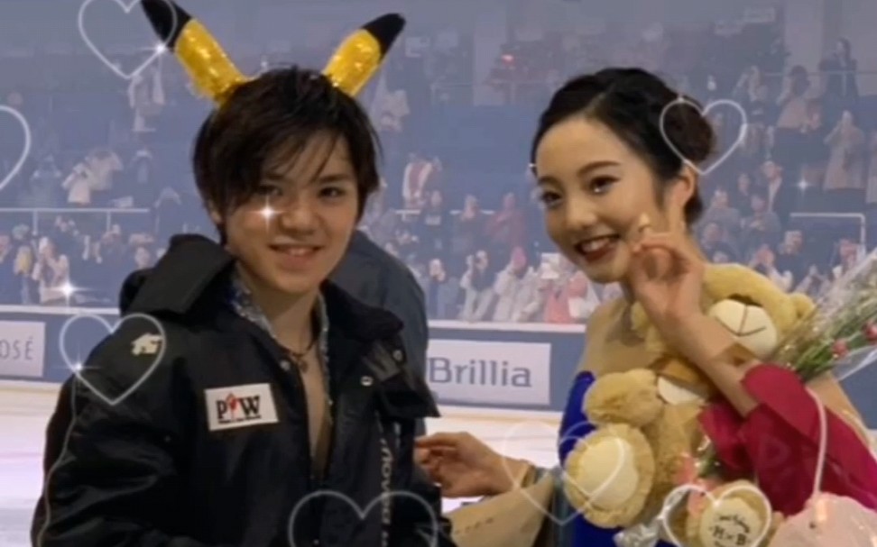 宇野昌磨和本田真凛太好磕了!音乐来自陈立农青春的酸也很甜