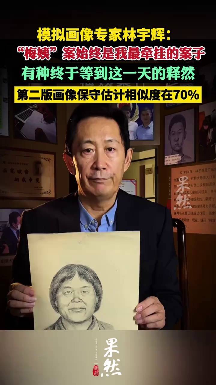 "梅姨"落网!模拟画像专家林宇辉发声