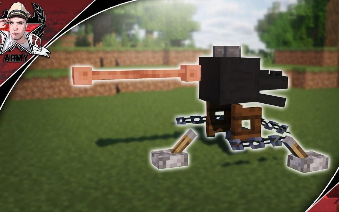 【MINECRAFT饰品教程系列】如何制造一台英国陆军手动操作的燧发...