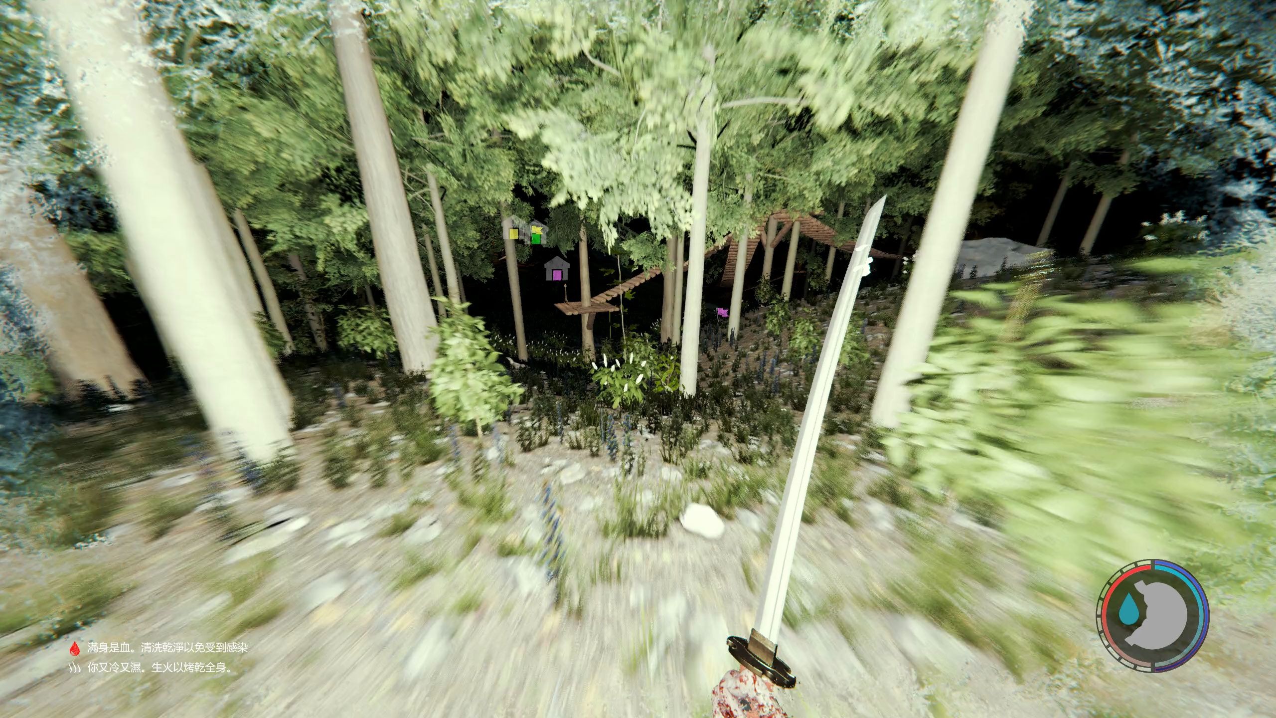 The Forest 迷失森林 人和人的能力是有差距的,我曾用作弊码调出一堆...