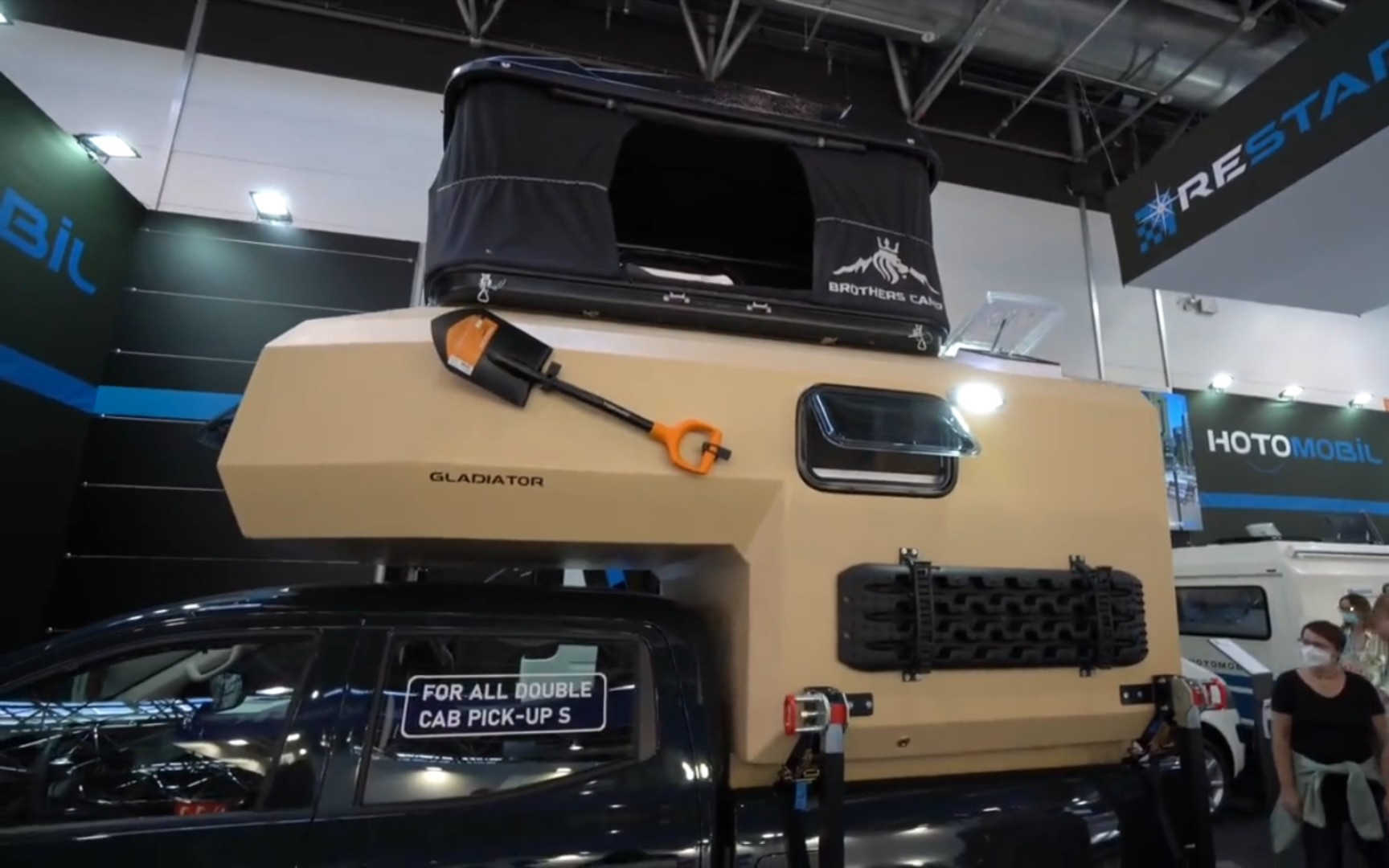 【卡车爱好者】XXXL Wohnmobil auf 5qm! Gladiator 2022 皮卡背驼房车