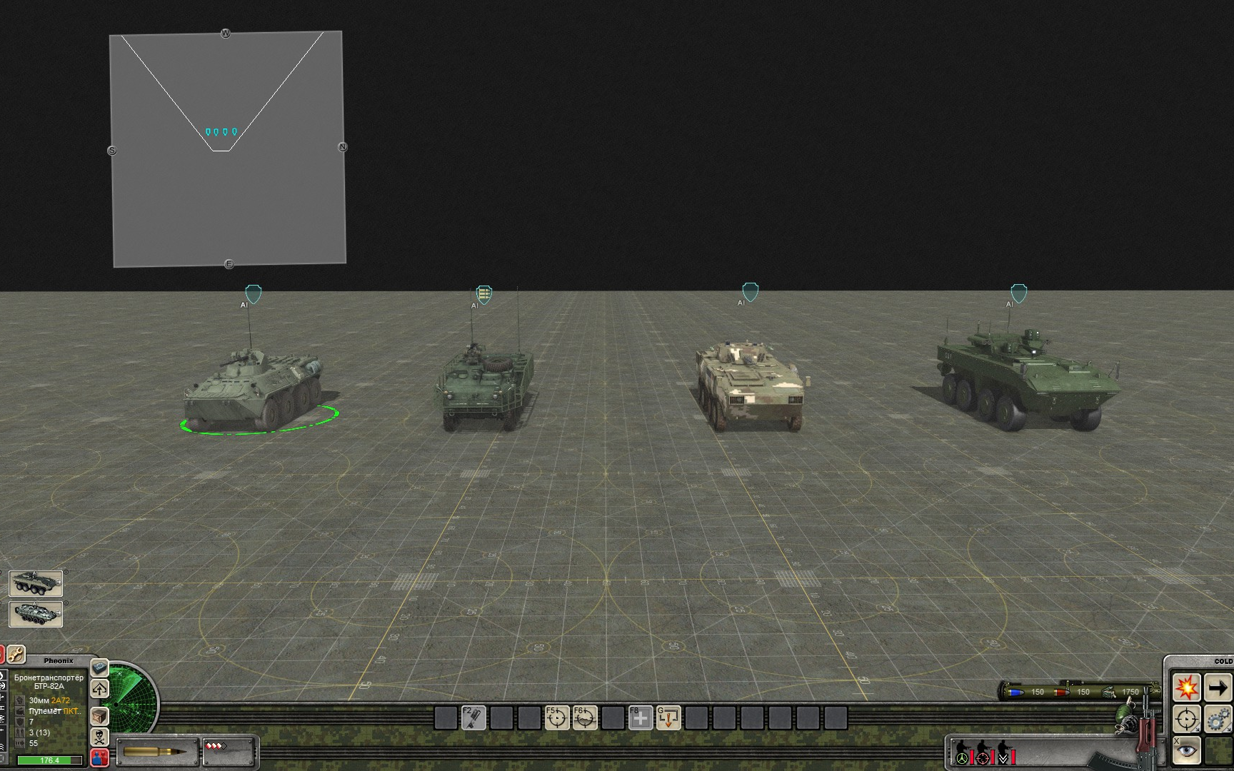 战争之人突击小队2 冷战mod1.7.2 装甲运输车火力对比