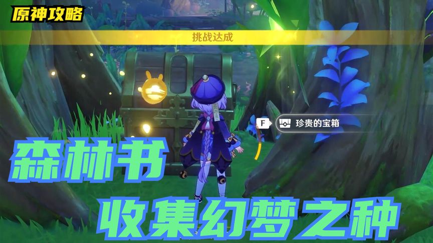 【原神攻略】森林书 兰那罗的世界收集幻梦之种