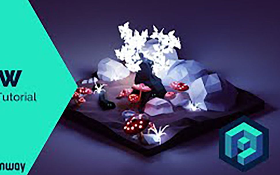 Blend低模建模与渲染制作教程,GLOW效果制作-Blend不会系列