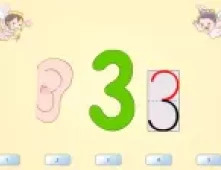 数字3的书写
