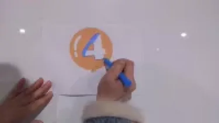 幼儿日常教学-认识数字4