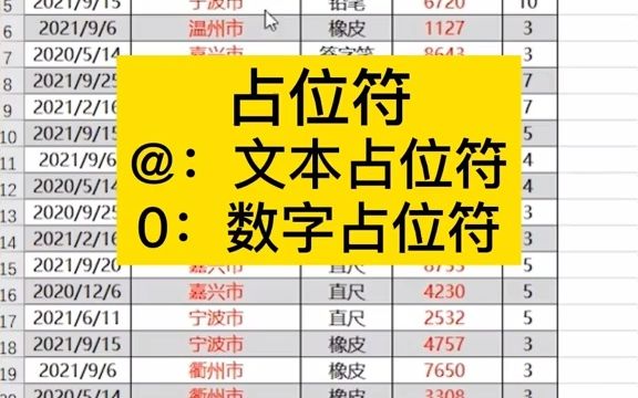 【excel速成】Excel占位符用法详解,你还不知道占位符怎么用吗