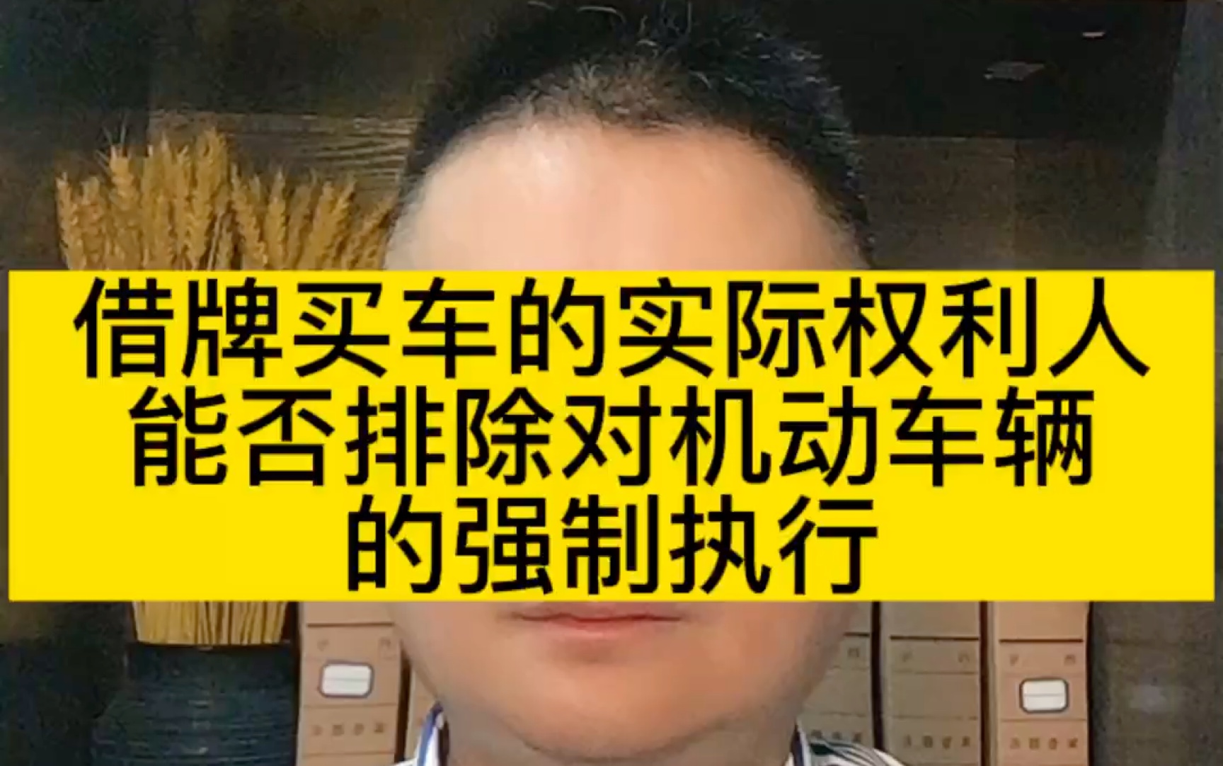 成都律师谈借牌买车的实际权利人能否排除对机动车辆的强制执行?