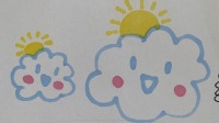 十秒钟快速画出漂亮云彩,我这边多云转晴,你那边天气还好吗?