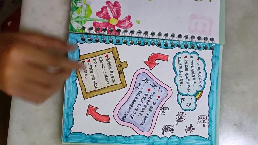 记录一下ߘ�丫头花了好几天才做好的成长记录册ߘ�#亲手制作