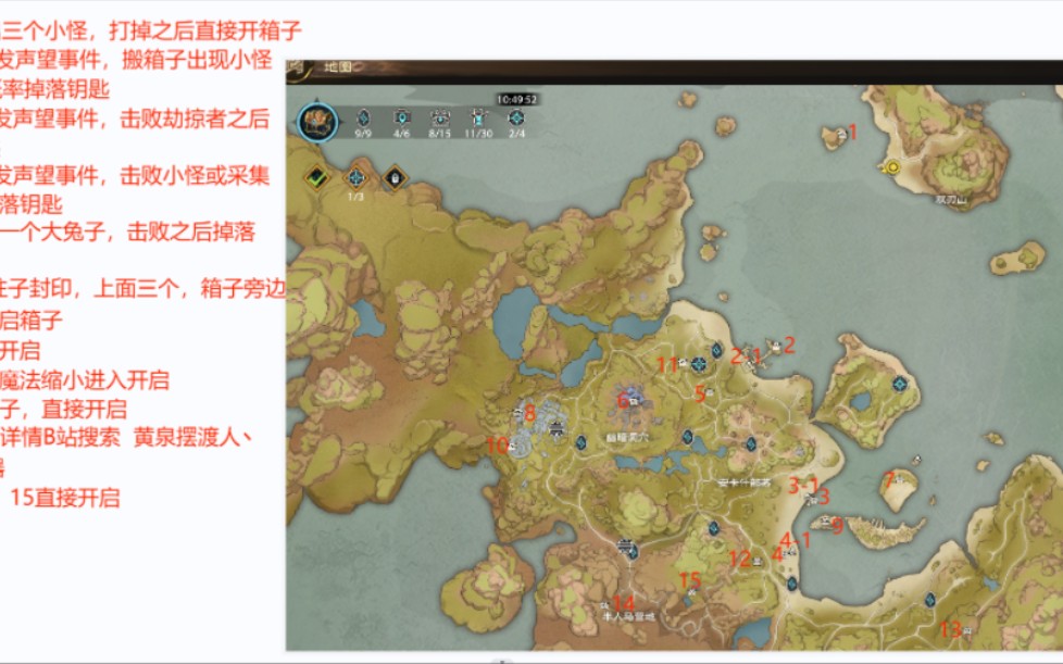 塔瑞斯安卡什峡谷宝箱全攻略,附带墙上宝箱方法_网络游戏热门视频