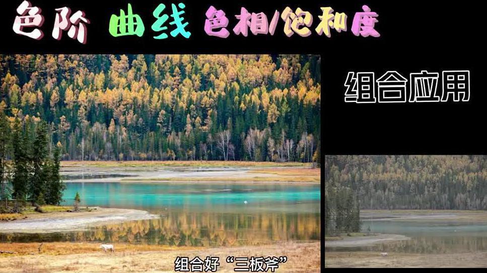 Ps数码后期的三个必须会使用的工具色阶、曲线、色相饱和度初学.