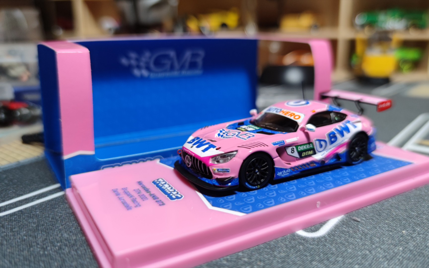 ...评TarmacWorks奔驰AMGGT3德国房车赛DTM倍世BWT1:64汽车模型