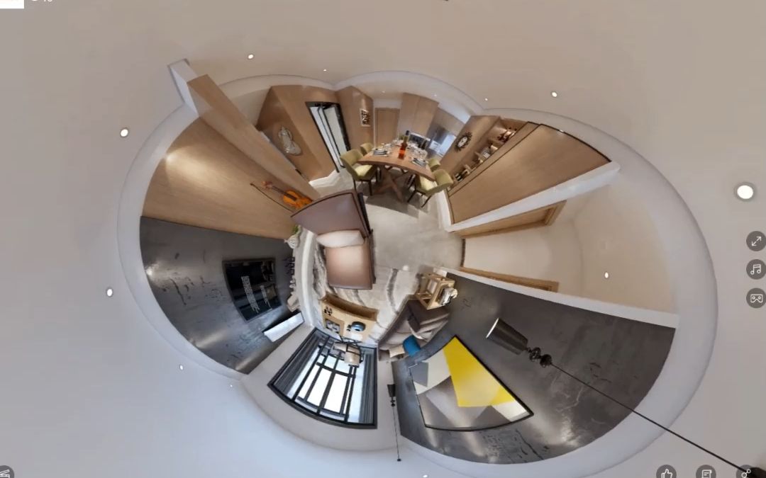 建e网全景合成—场景二级分组设置