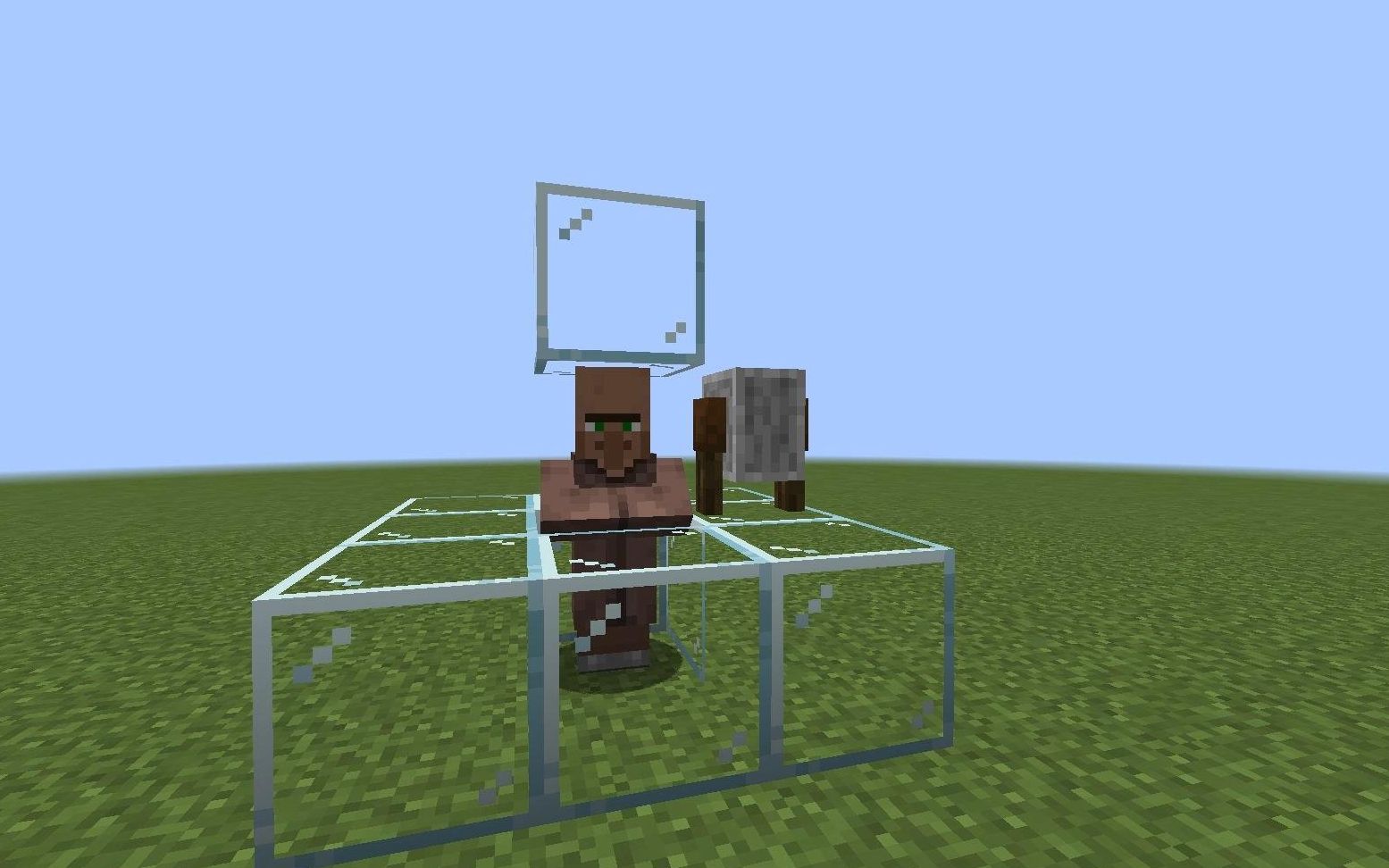 明月庄主我的世界1.14村民工程研究:村民与工作站