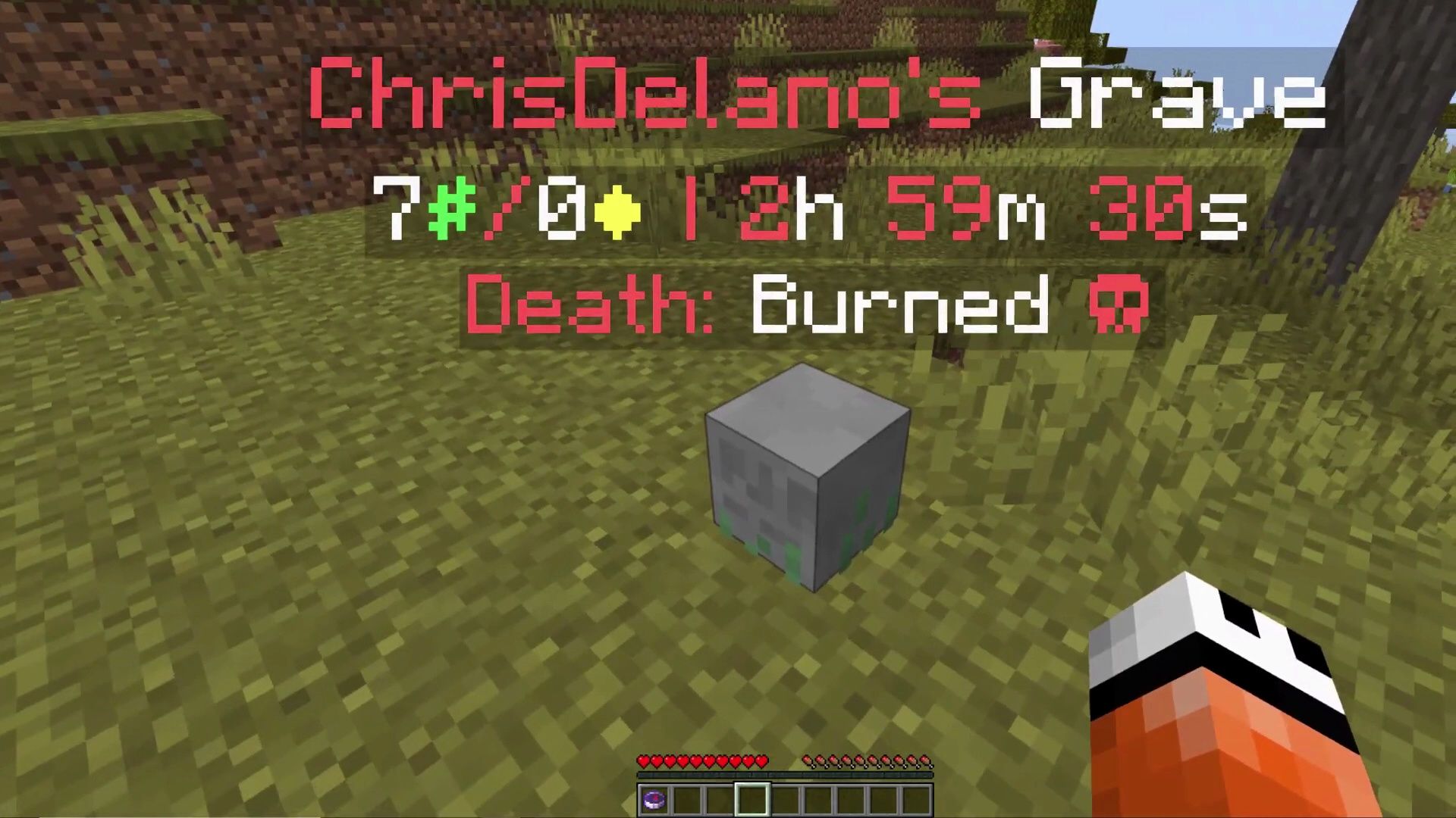 [免费]Graves-死亡宝箱插件_我的世界_演示