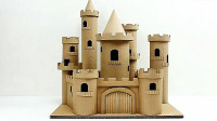 DIY纸板教程,城堡模型的制作方法,不仅简单还很有创意!
