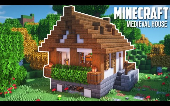 【Minecraft】搬运:教你做一个小型的中世纪房屋