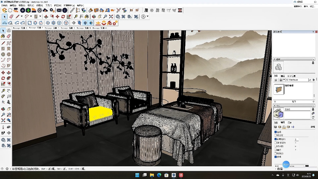 一个方法教会你,如何解决su模型卡顿,减面优化还你一个干净的su模型,...