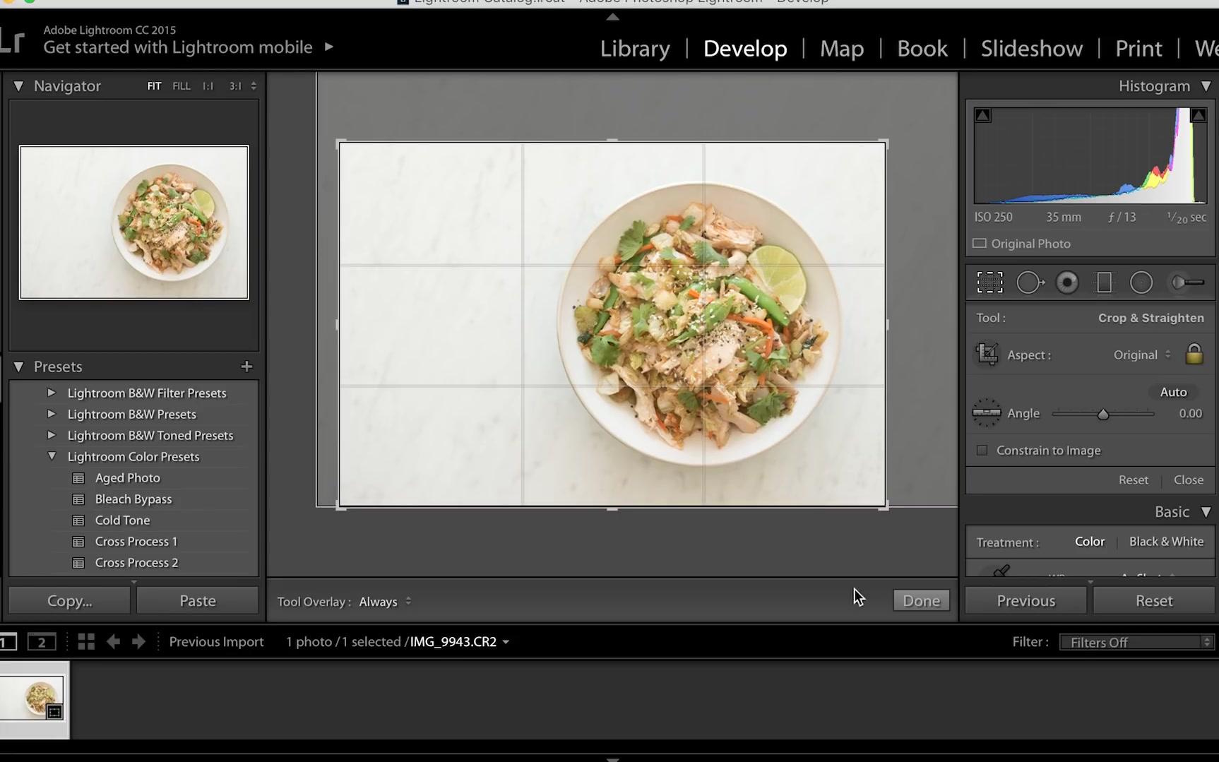 LR摄影基础-如何编辑我的照片。