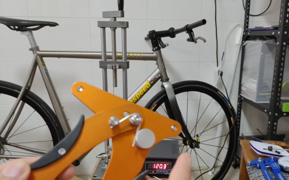 给哔友校正乐百客张力计(和标称相差甚远,其他品牌也一样得校正)