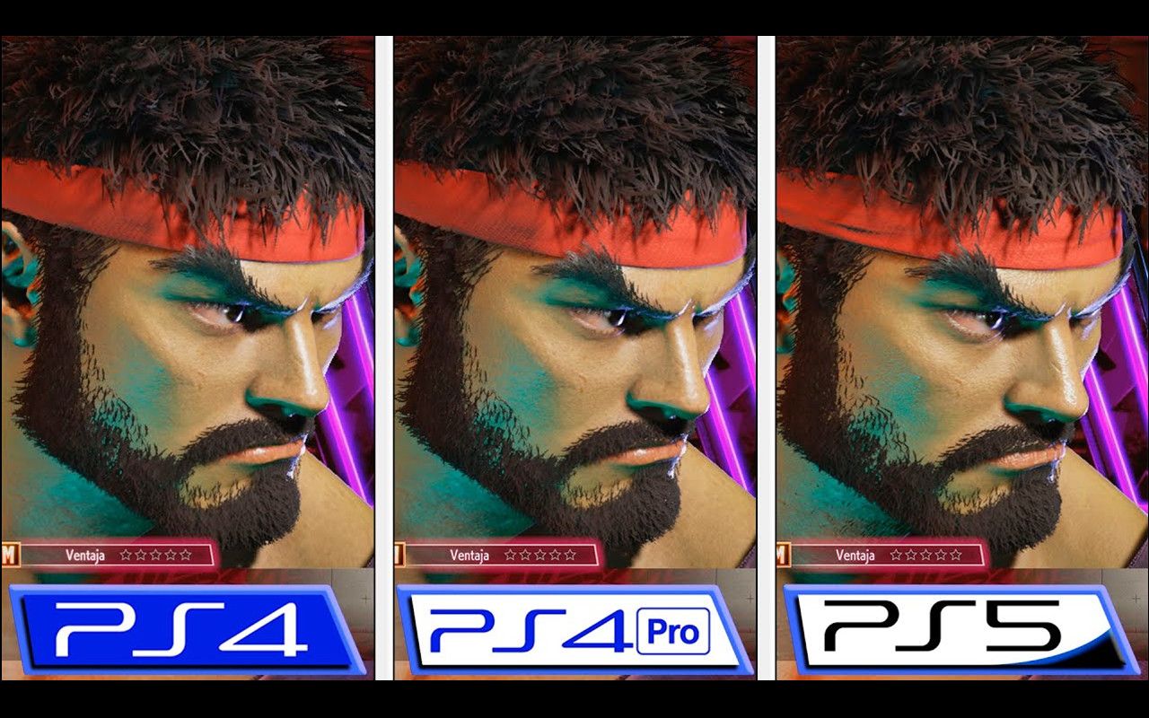 【4K60帧】街霸6 试玩版 | PS4 - PS4 Pro - PS5 | 画质与帧数详细对比 ...