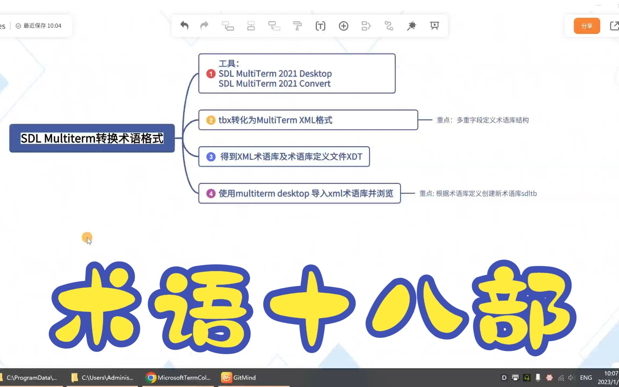 SDL Multiterm转换术语格式1 tbx到xml