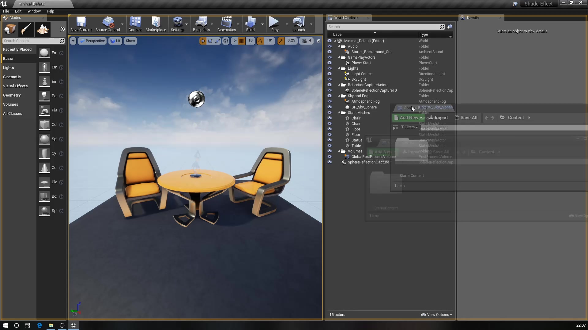 UnrealEngine项目和材质的创建