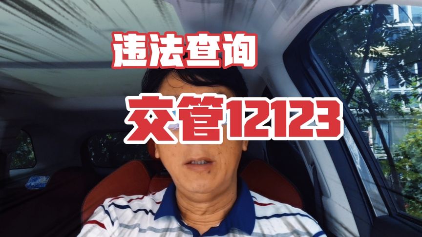 违法查询就到交管12123