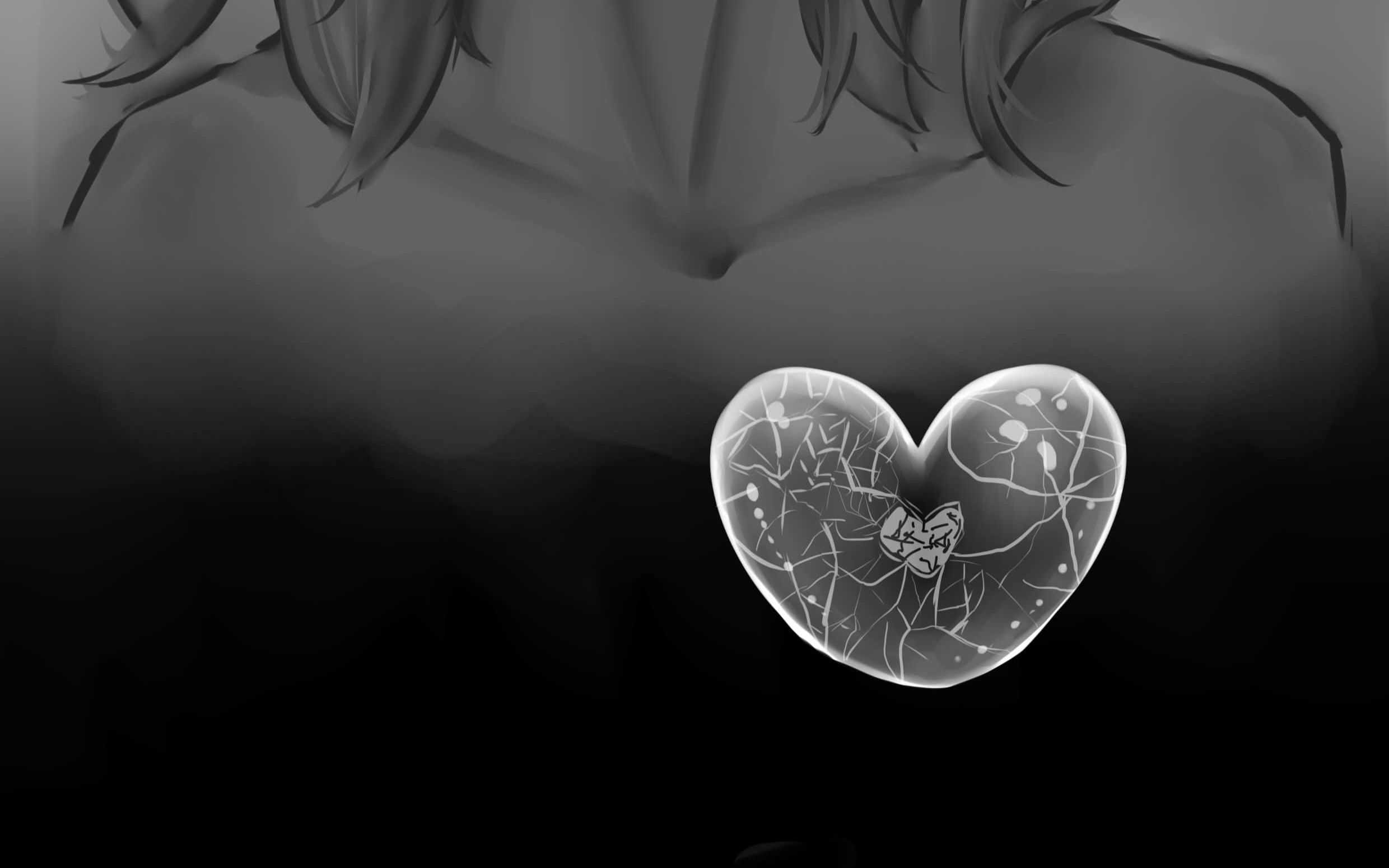 【绘画过程】【玻璃心】我们的那颗碎破烂不堪却依旧没有化为碎片的心