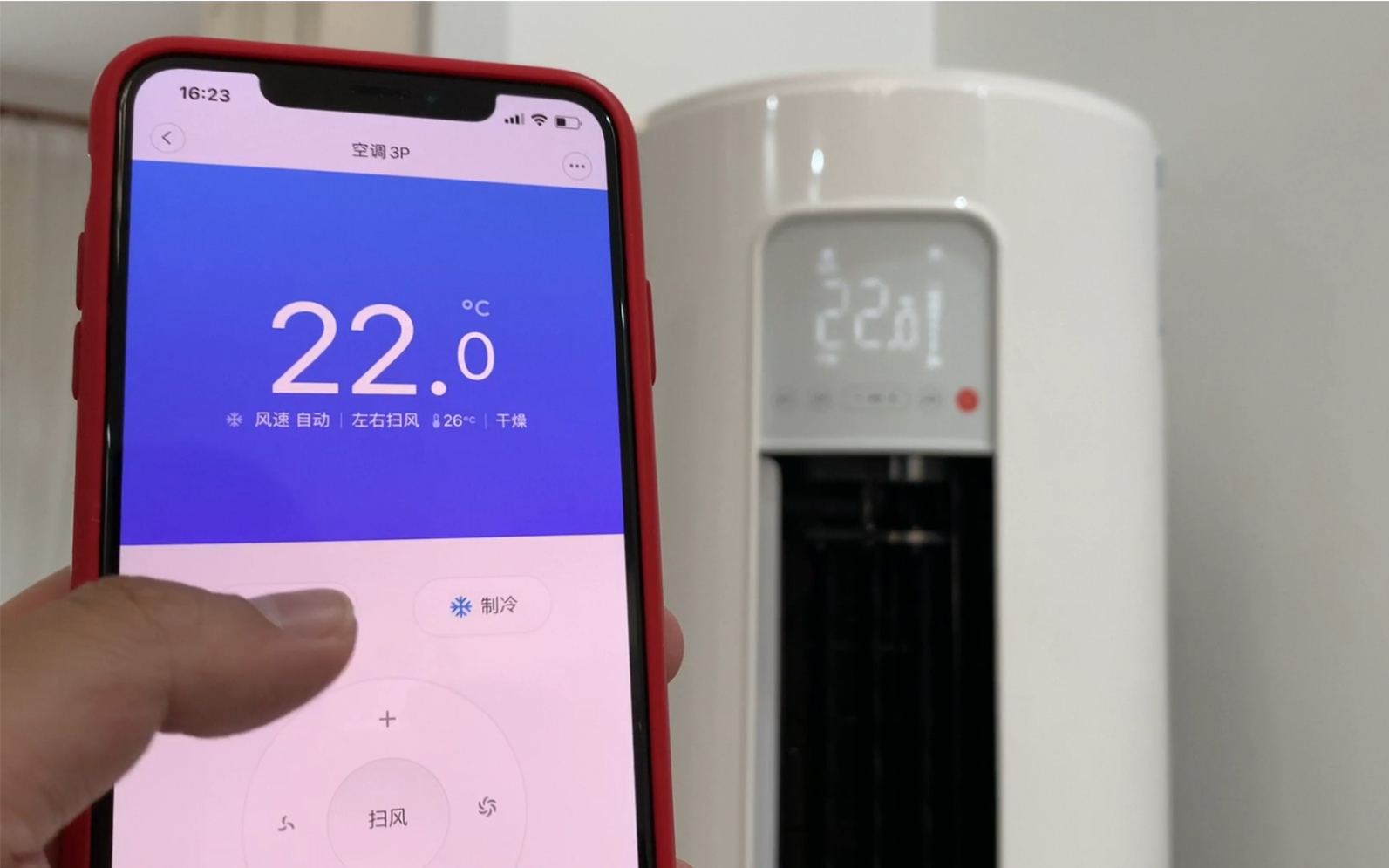 清凉一夏,小米3匹立式空调安装。