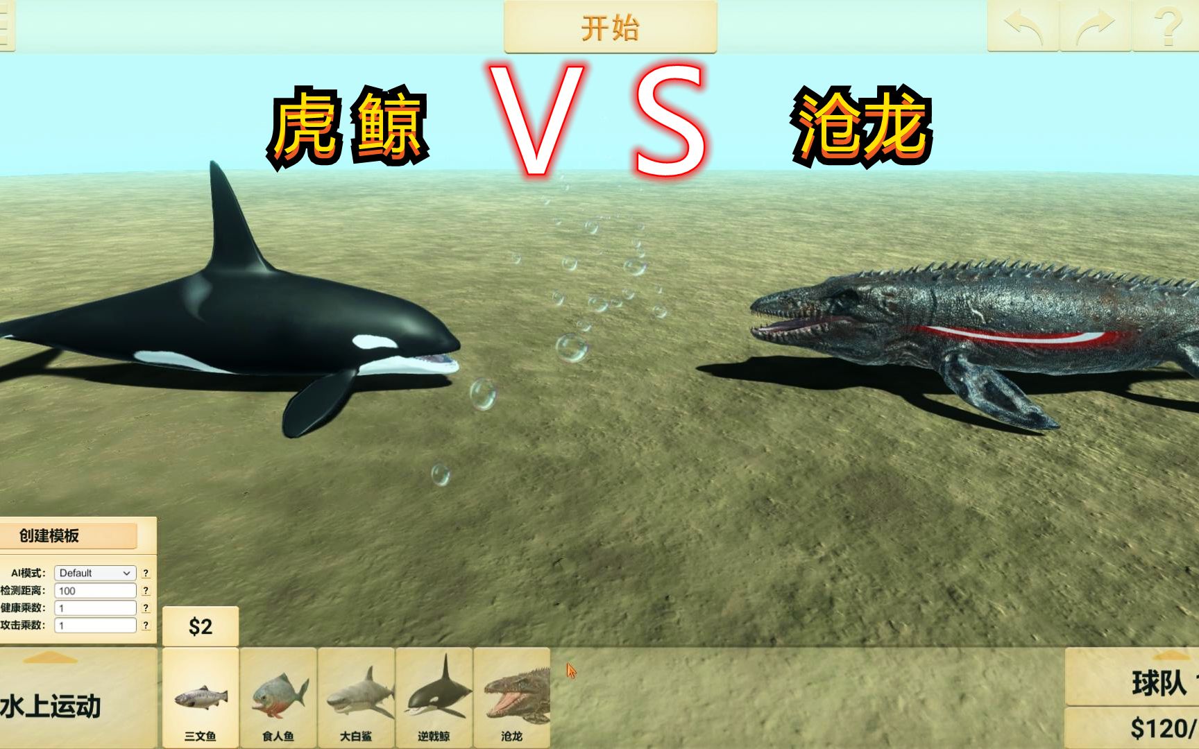 虎鲸单挑沧龙,谁的战斗力更强?最后结局差点笑糊了