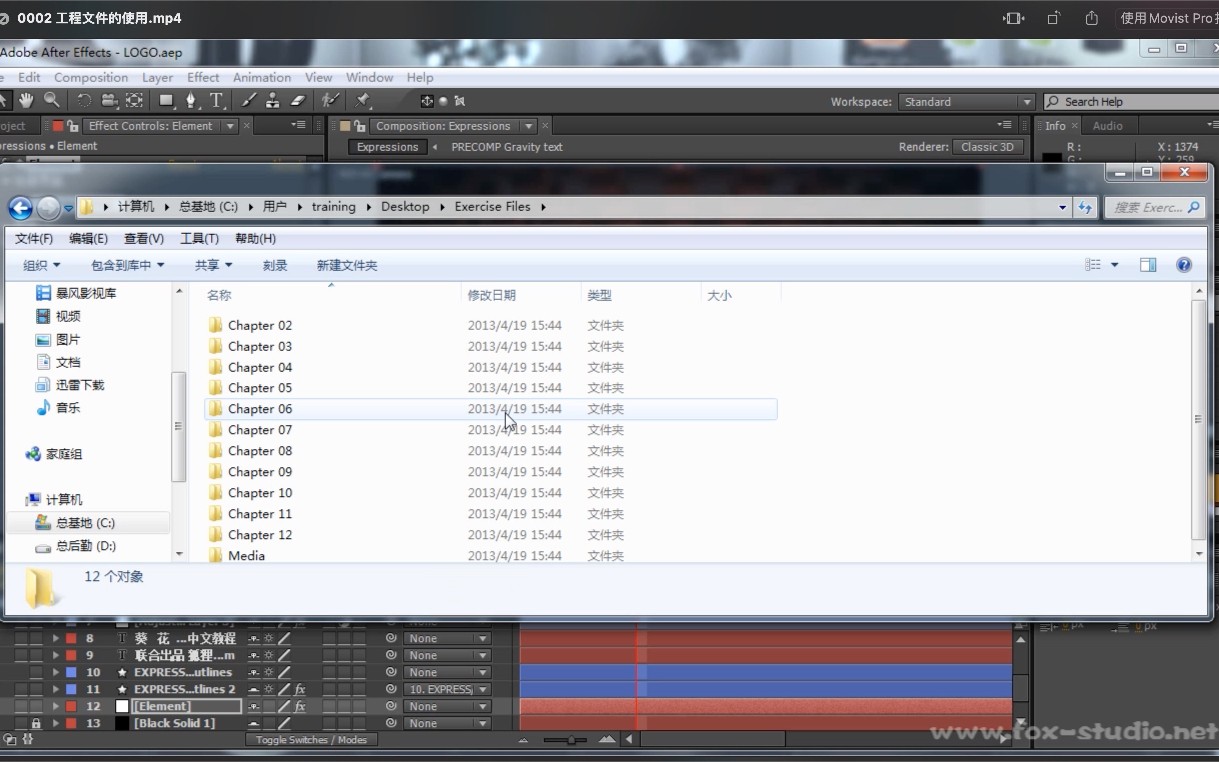 【Element 3D 基础教程】0002 工程文件的使用 - 第一章:开始 | AE ...