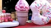 兵果外贸气模汉堡包雪糕蛋糕充气大型仿真广告模型出口饭店食品店...