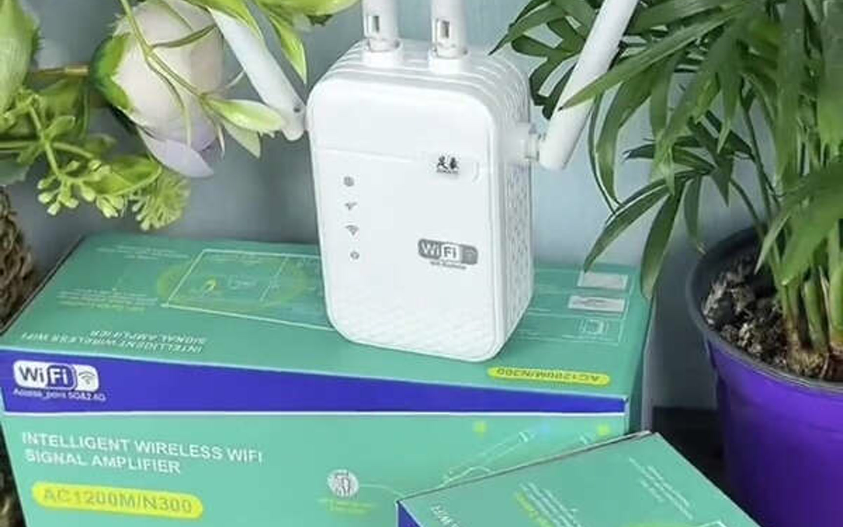 【路由器推荐】达而稳300M增强版WIFI信号放大器,四天线超强穿墙,...