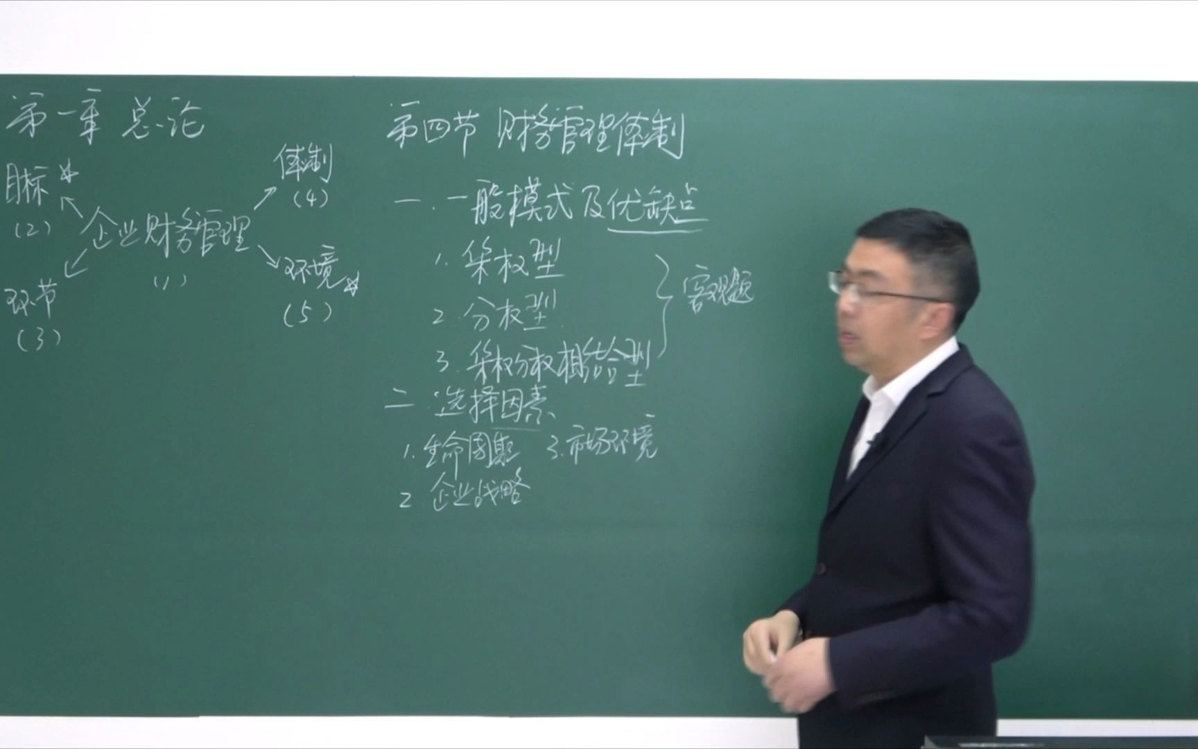 2021年中级财管第四节影响企业财务管理体制集权与分权选择的因素
