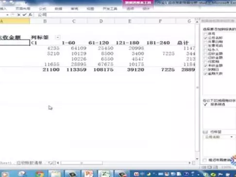 EXCEL数据透视表与财务数据分类汇总-07案例9