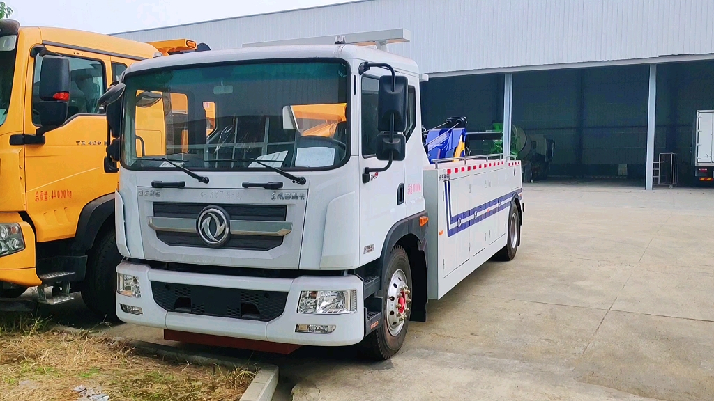 国六东风多利卡D9一拖一14吨清障救援车