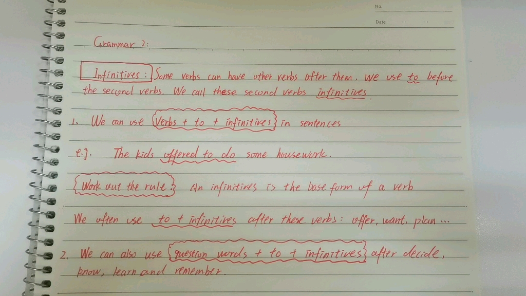 英语语法学习:动词不定式