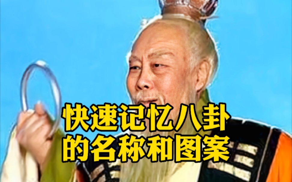 教你一分钟记住八卦的符号和图案