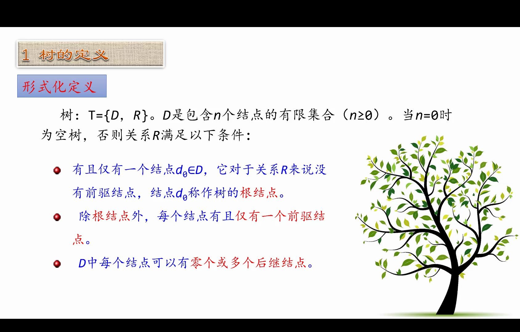 树的定义和相关术语